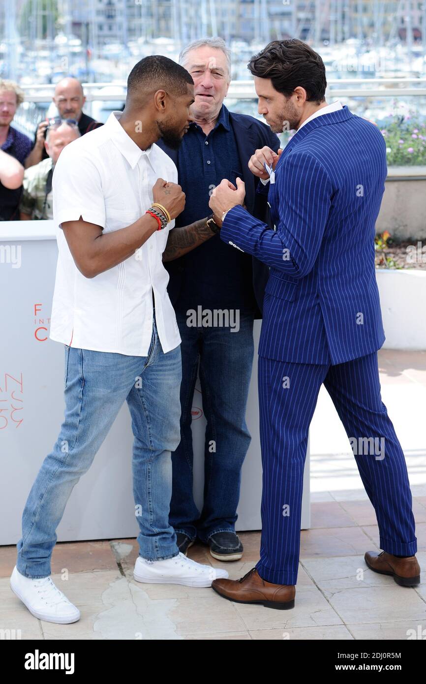 Usher Raymond IV, Robert de Niro and Edgar Ramirez attending the 'Hands ...