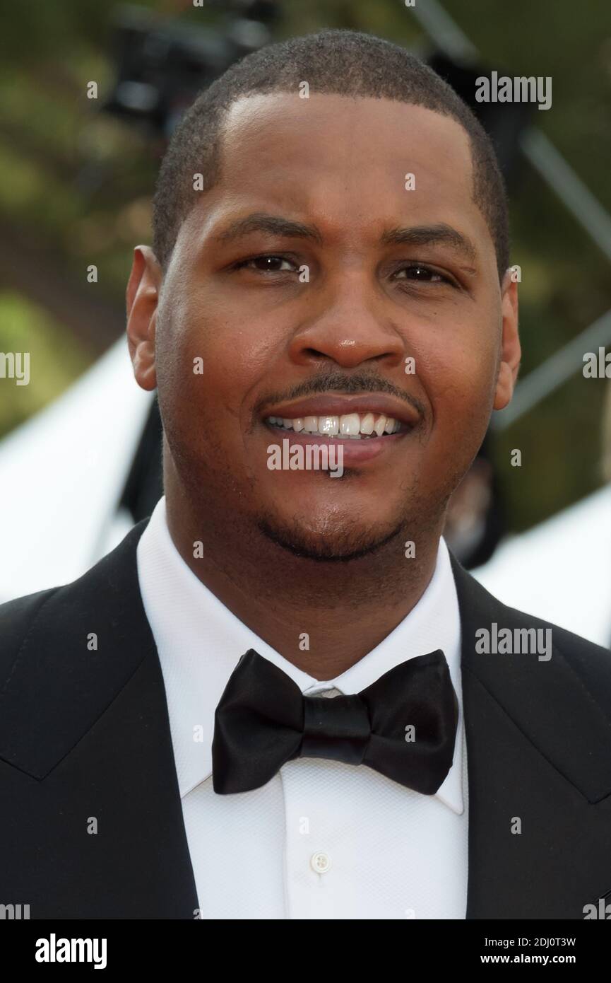 Carmelo Anthony arriving on the red carpet of 'Loving' screening held ...
