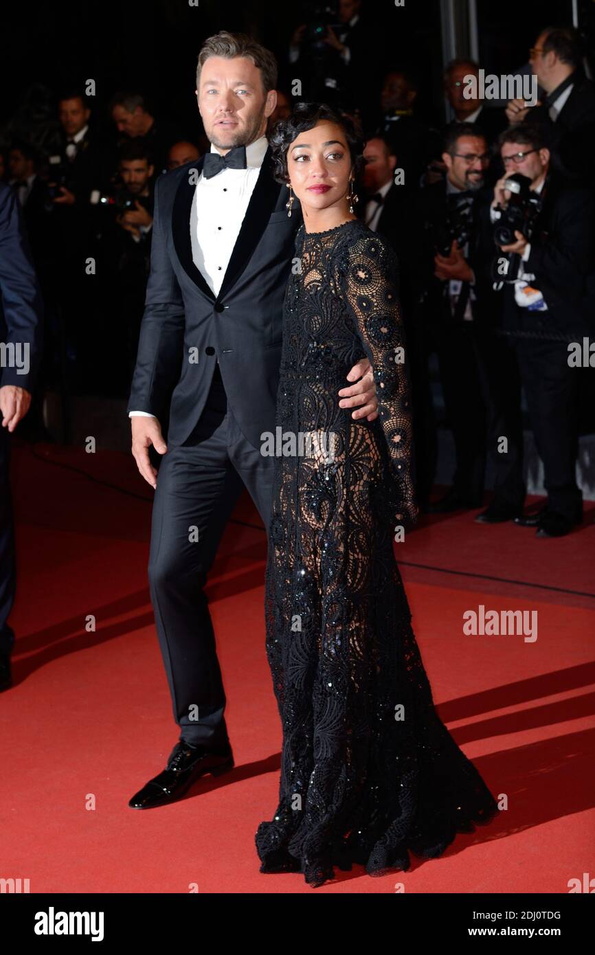 Ruth Negga and Joel Edgerton coming out from the 'Loving' screening at ...