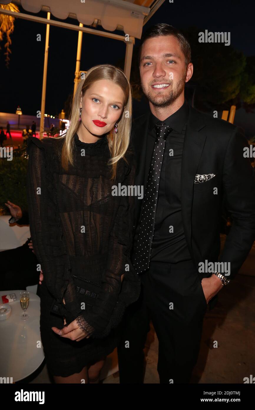 Toni Garrn and her boyfriend attending the Heart Fund party at Carlton ...