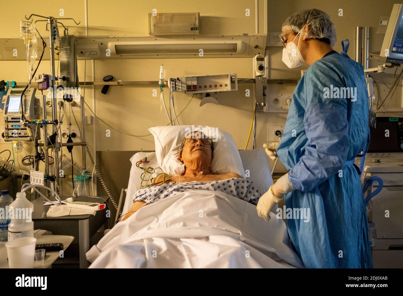 Report at the intensive care unit of the Liege hospital very impacted ...