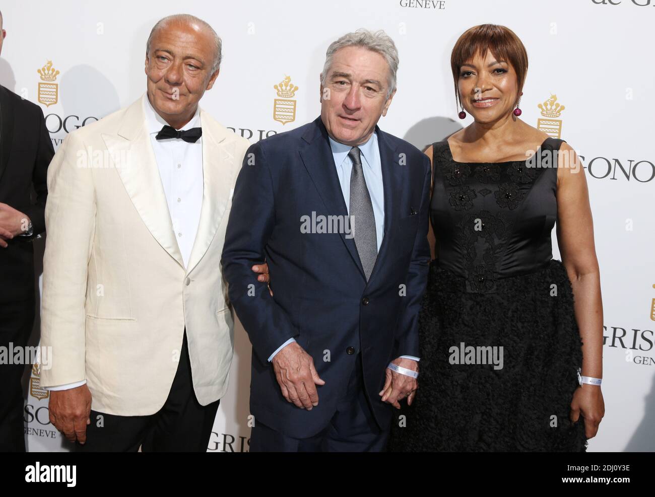 Fawaz Gruosi, Robert De Niro and Grace Hightower attending the De ...