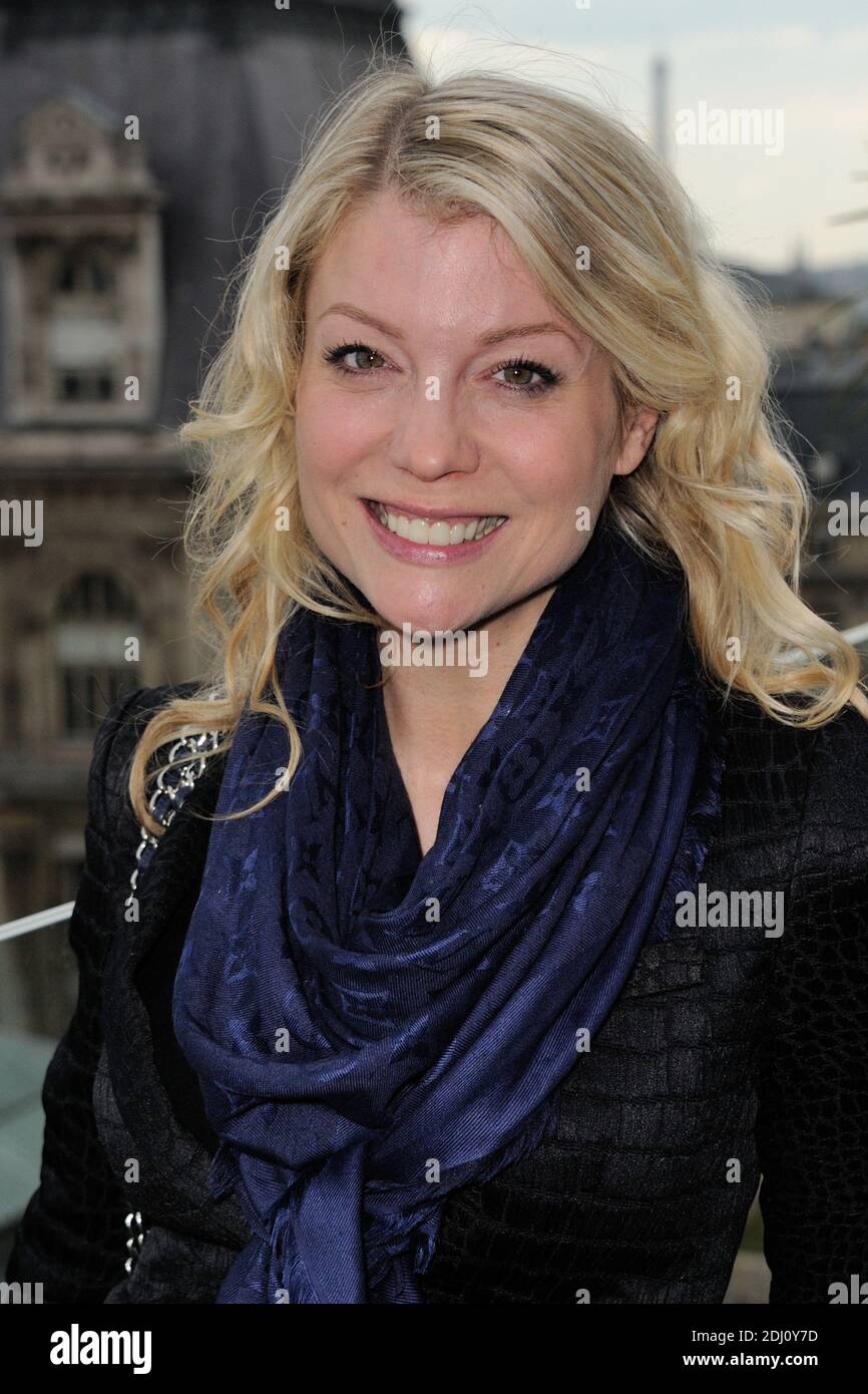 Claire Verneil assiste a la presentation de la collection exclusive ...