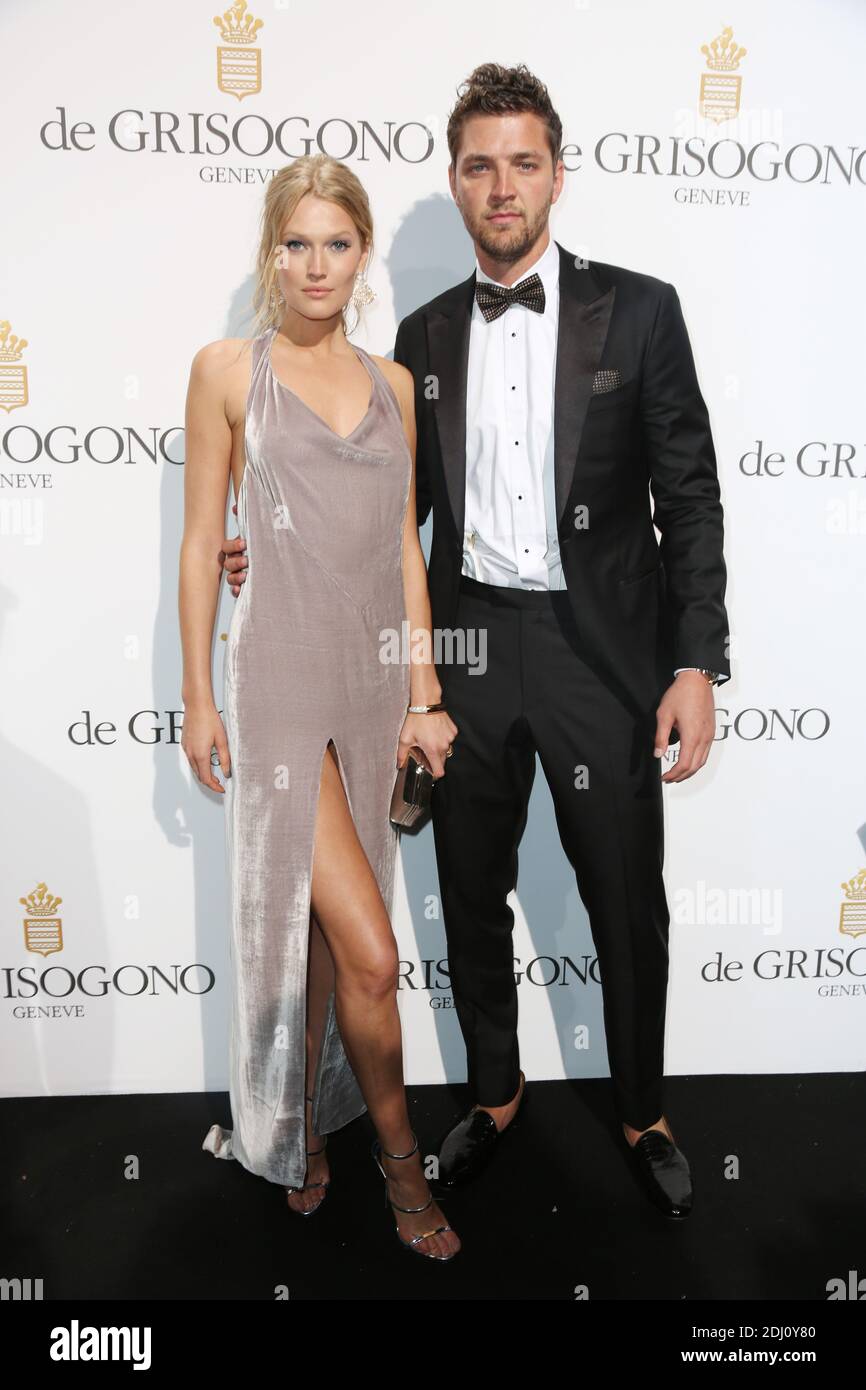 Toni Garrn and her boyfriend attending the De Grisogono party during ...
