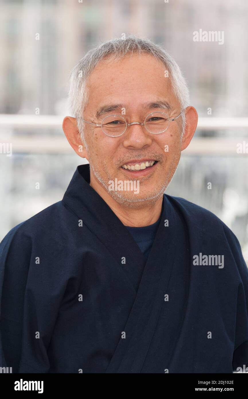 Producer Toshio Suzuki at a photocall for the film 'The red turtle' as ...