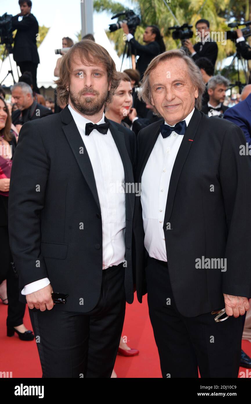 Alexandre Arcady and son Alexandre Aja attending the La Fille Inconnue ...