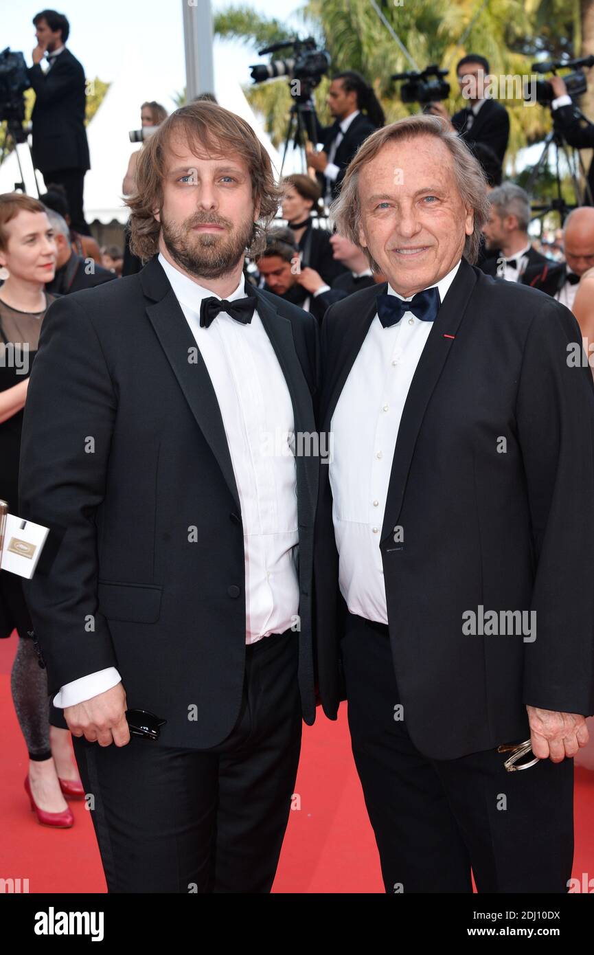 Alexandre Arcady and son Alexandre Aja attending the La Fille Inconnue ...