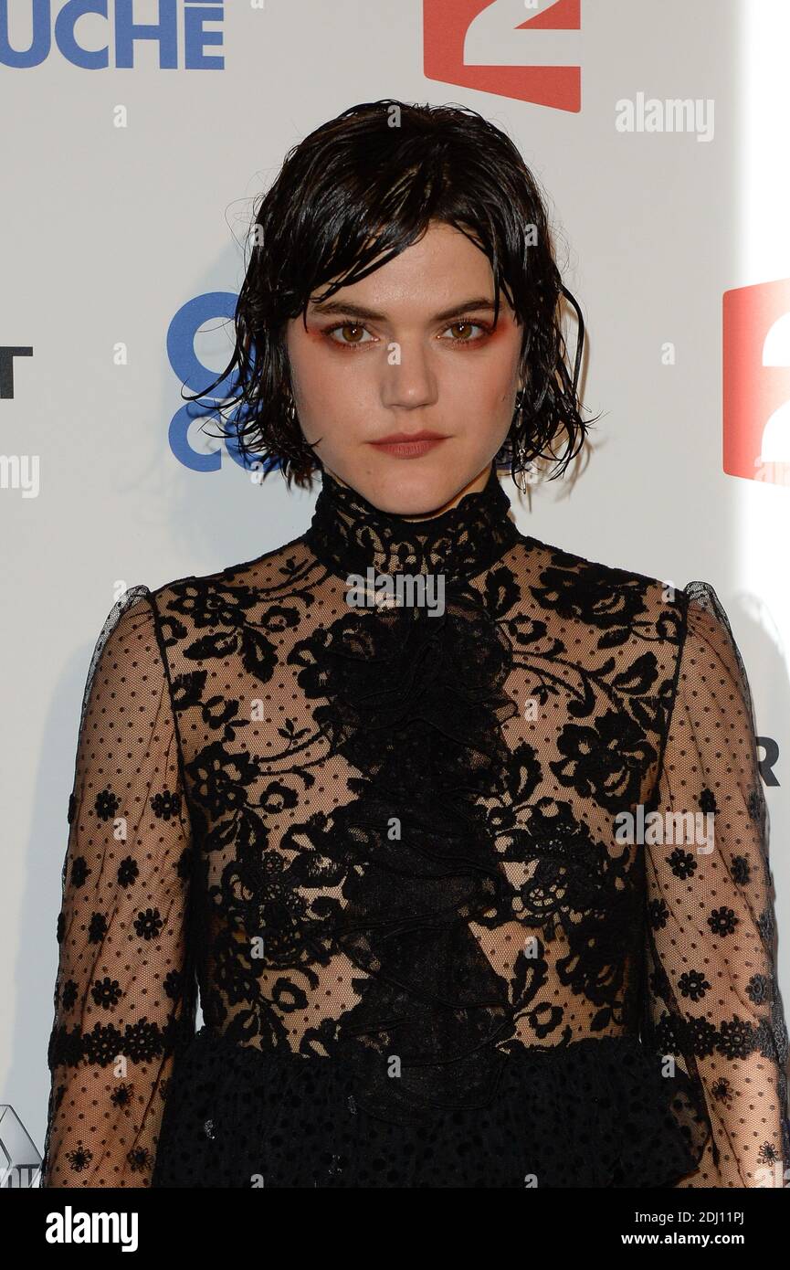 Soko attending the photocall of the TV Show On N'est Pas Couche ahead ...