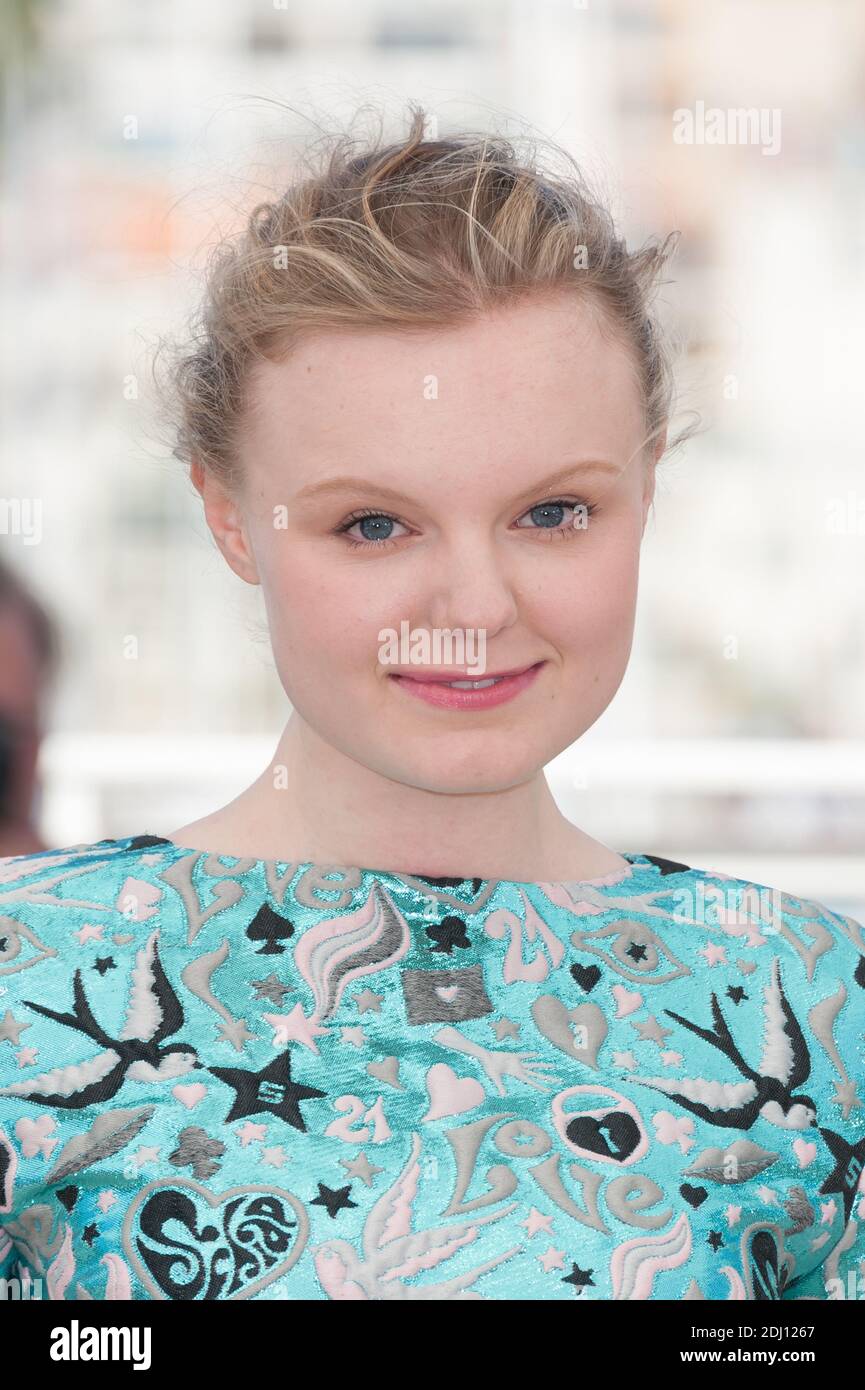 Maria Dragus at a photocall for the film 'Bacalaureat' as part of the ...