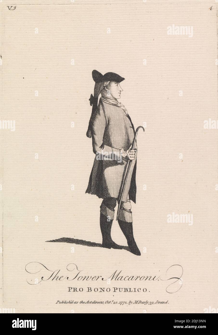 The Tower Macaroni, Matthew Darly, active 1754–1778, after Matthew ...