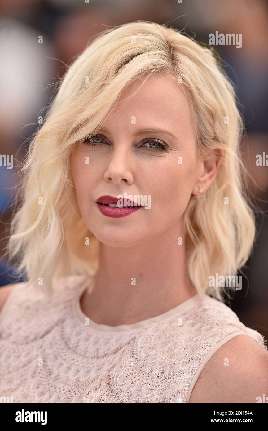 Charlize Theron attending the The Last Face photocall at the Palais Des ...