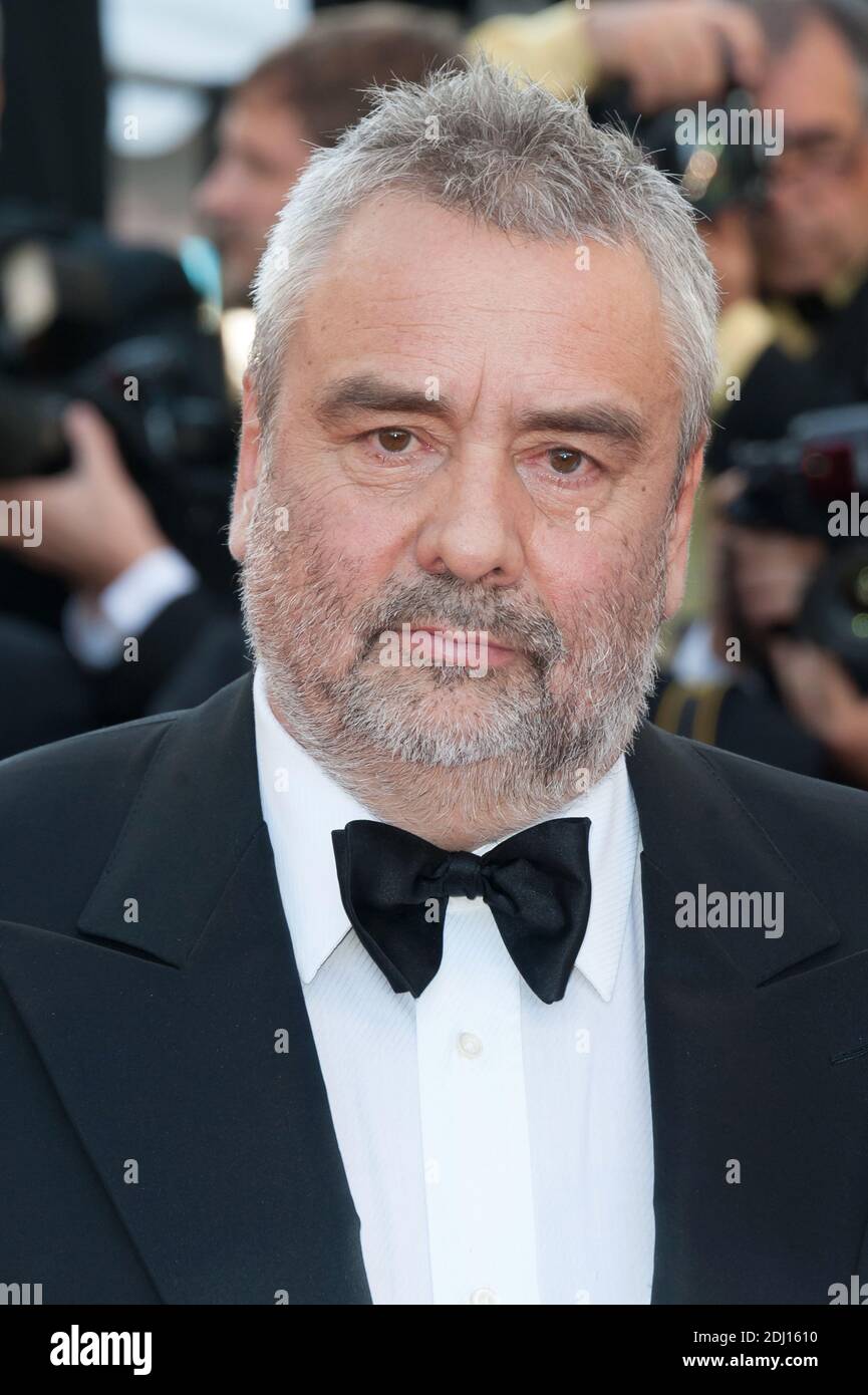 Luc Besson arriving on the red carpet of 'The last face' screening held ...