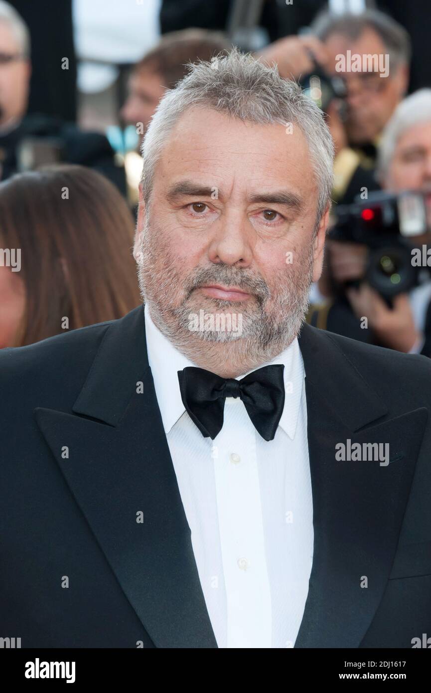 Luc Besson arriving on the red carpet of 'The last face' screening held ...
