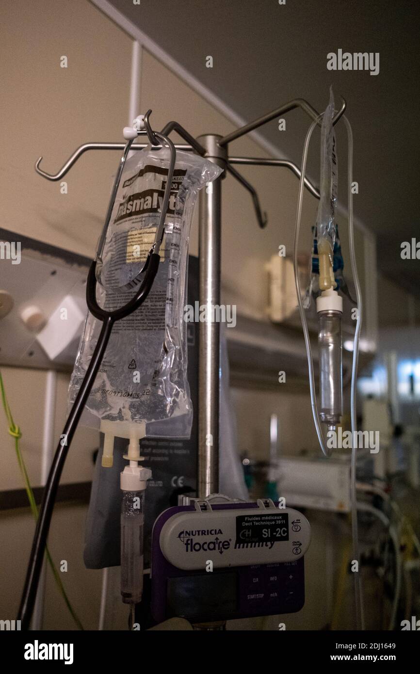 Report at the intensive care unit of the Liege hospital very impacted ...