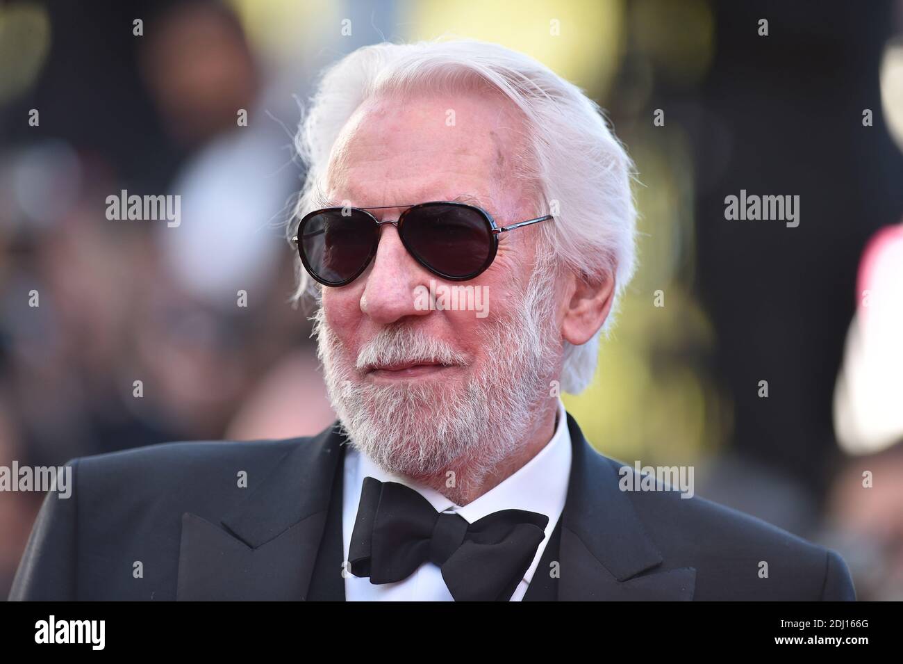 Donald Sutherland attending the The Last Face screening at the Palais ...