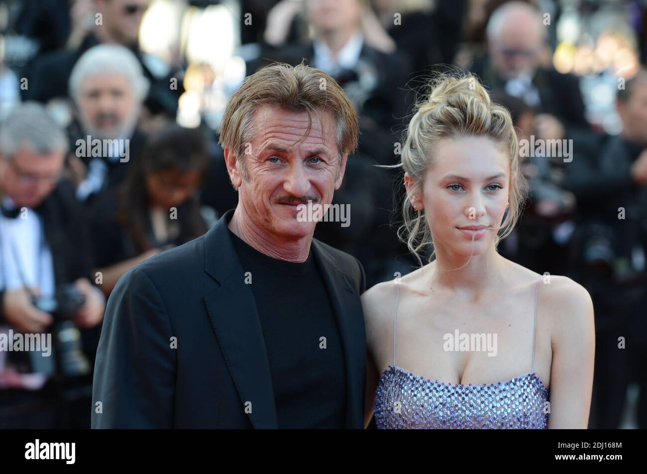 L-R : Sean Penn and his daughter Dylan Frances arrive for the screening ...