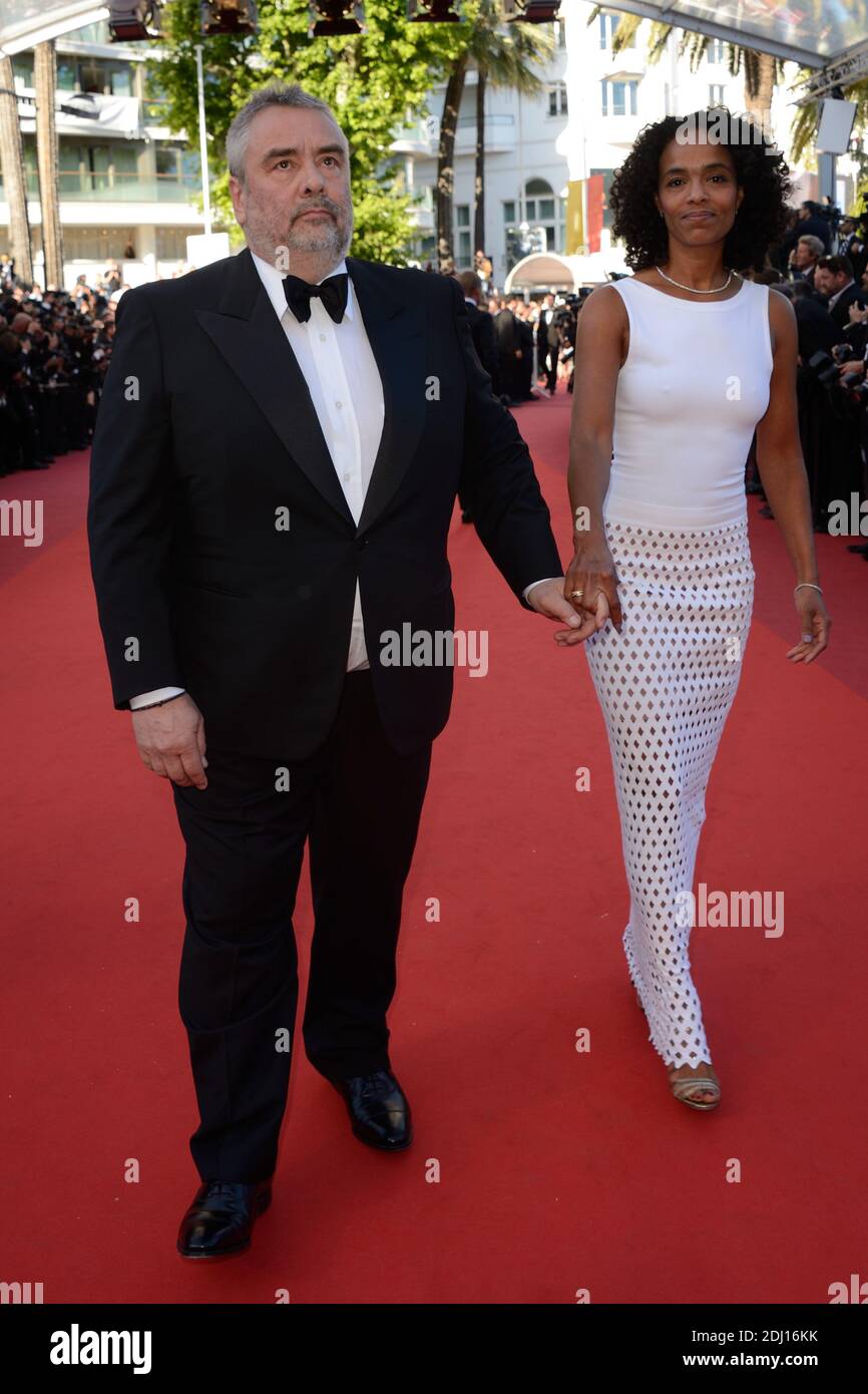 Luc Besson and Virginie Silla attending The Last Face screening at the ...