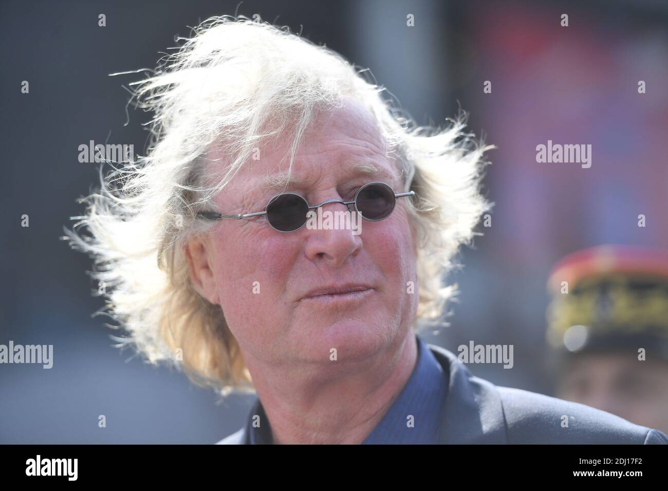 Former French rugbyman turned sculptor Jean-Pierre Rives during the ...