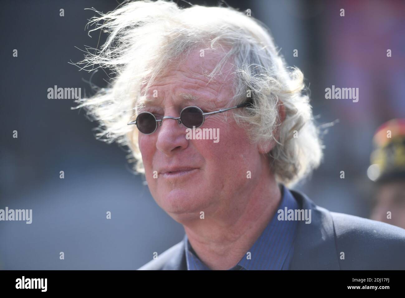 Former French rugbyman turned sculptor Jean-Pierre Rives during the ...