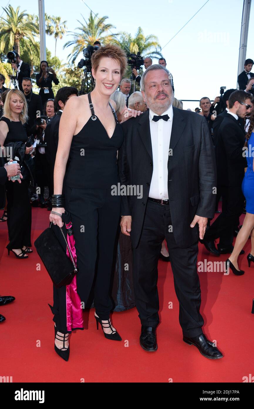 Natacha Polony and Perico Legasse attending Elle screening at the ...