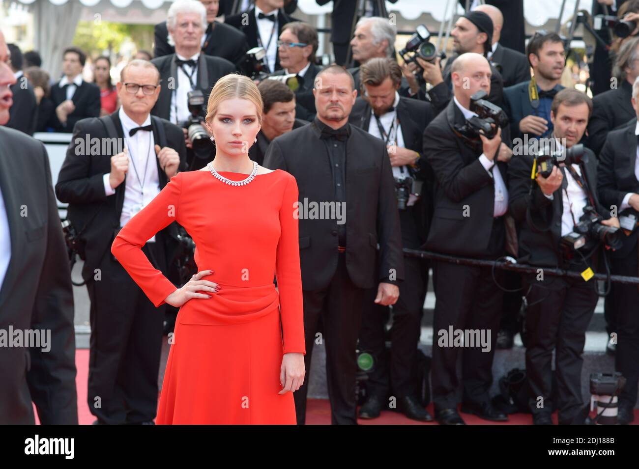 Kate Moss' sister Charlotte (or Lottie) arrives for the screening of ...