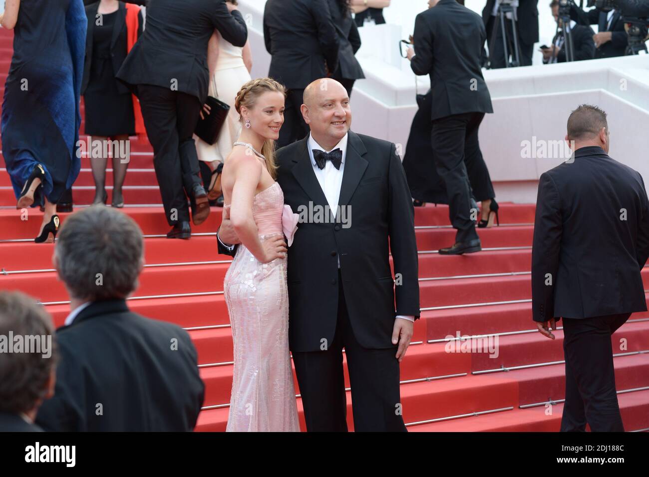Pascal Renouard De Vallière and Justine Thibaudat arrive for the ...