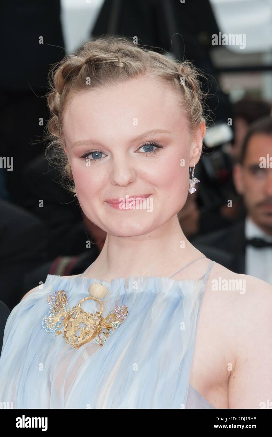 Maria Dragus arriving at the Palais des Festivals for the closing ...