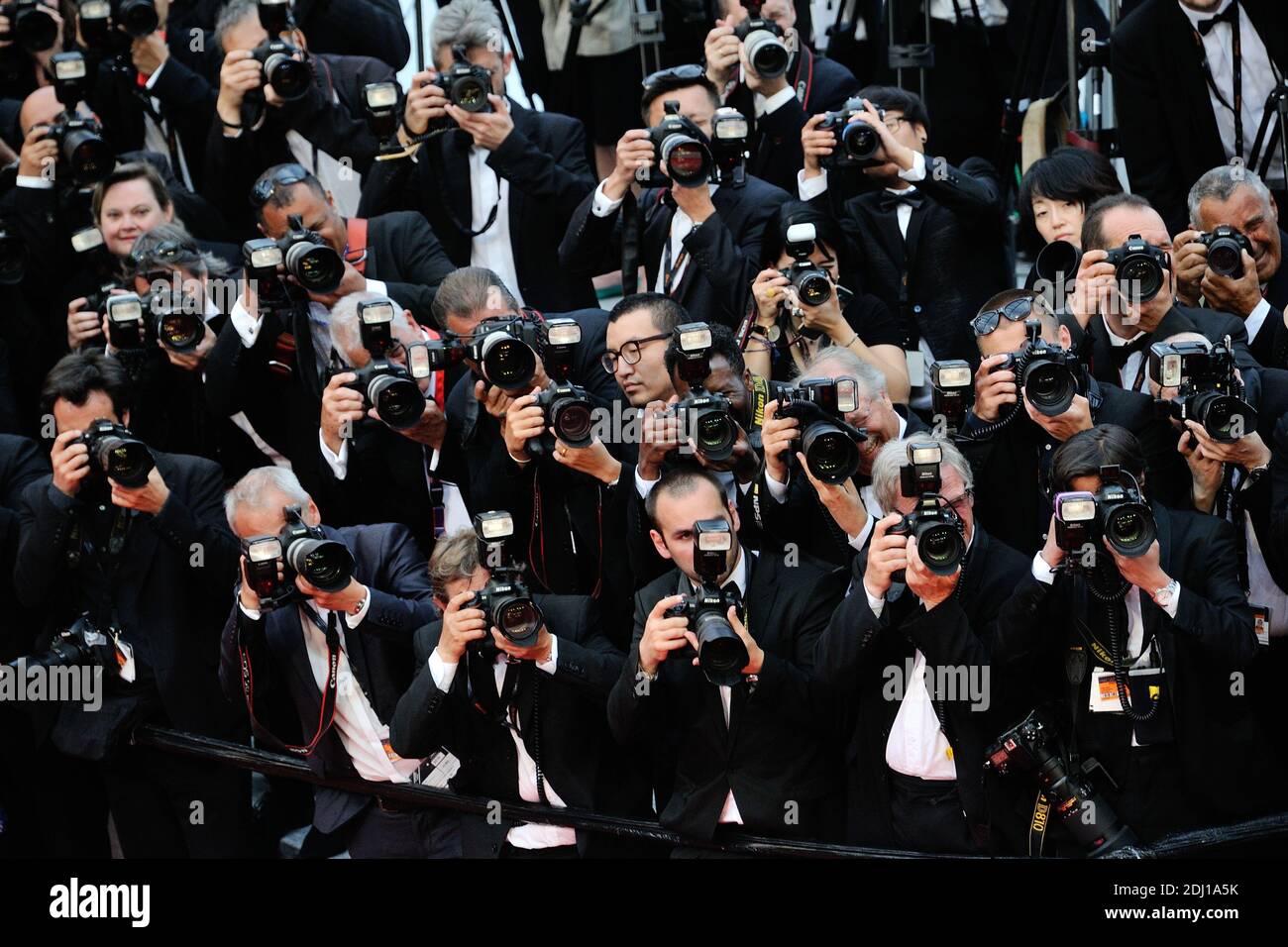 Photographers shooting during the Closing Ceremony Red Carpet at the ...