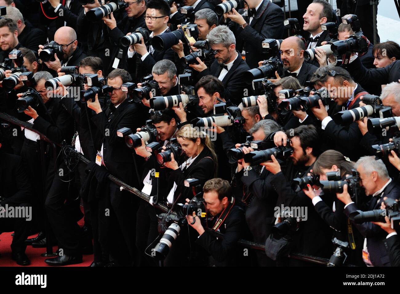 Photographers shooting during the Closing Ceremony Red Carpet at the ...