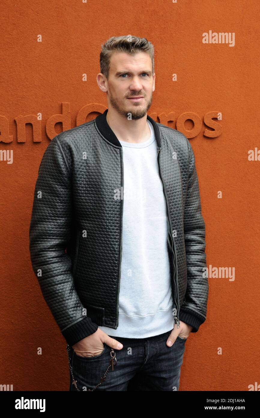 Nicolas Douchez posing at the Village during French Tennis Open at ...