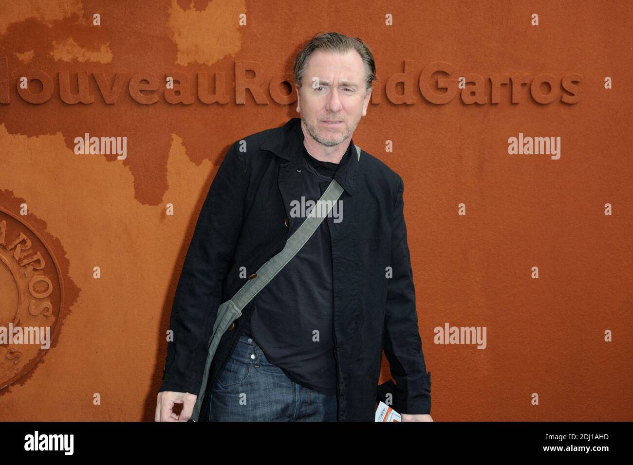 Tim Roth posing at the Village during French Tennis Open at Roland ...