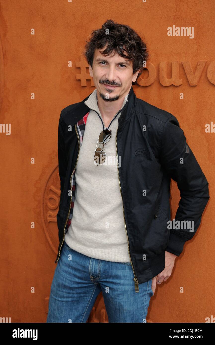 Arnaud Tsamere posing at the Village during French Tennis Open at ...