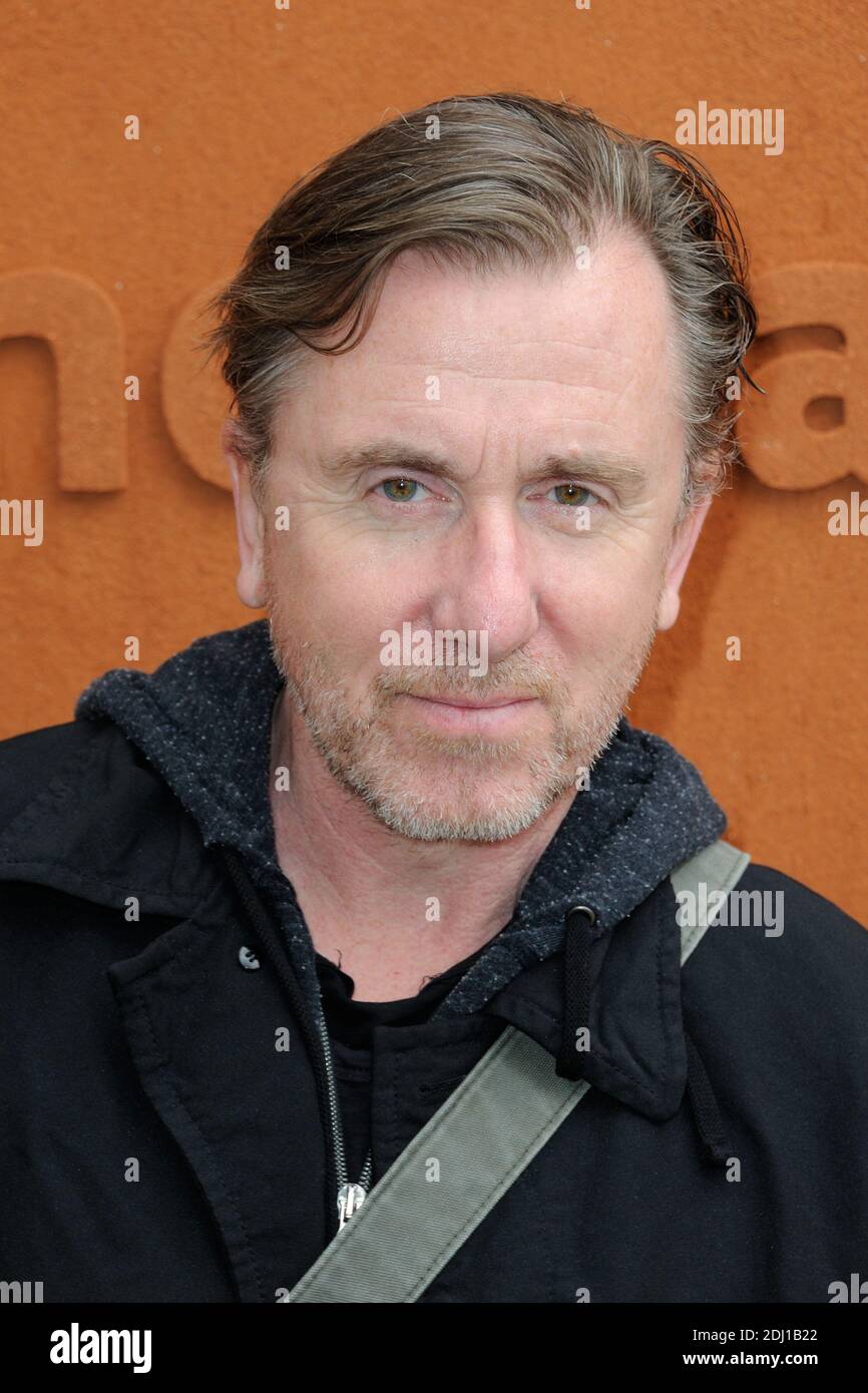 Tim Roth posing at the Village during French Tennis Open at Roland ...