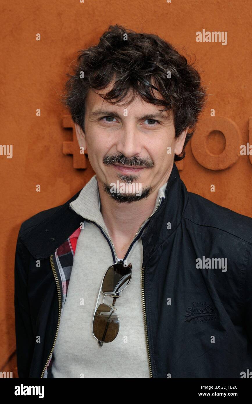 Arnaud Tsamere posing at the Village during French Tennis Open at ...