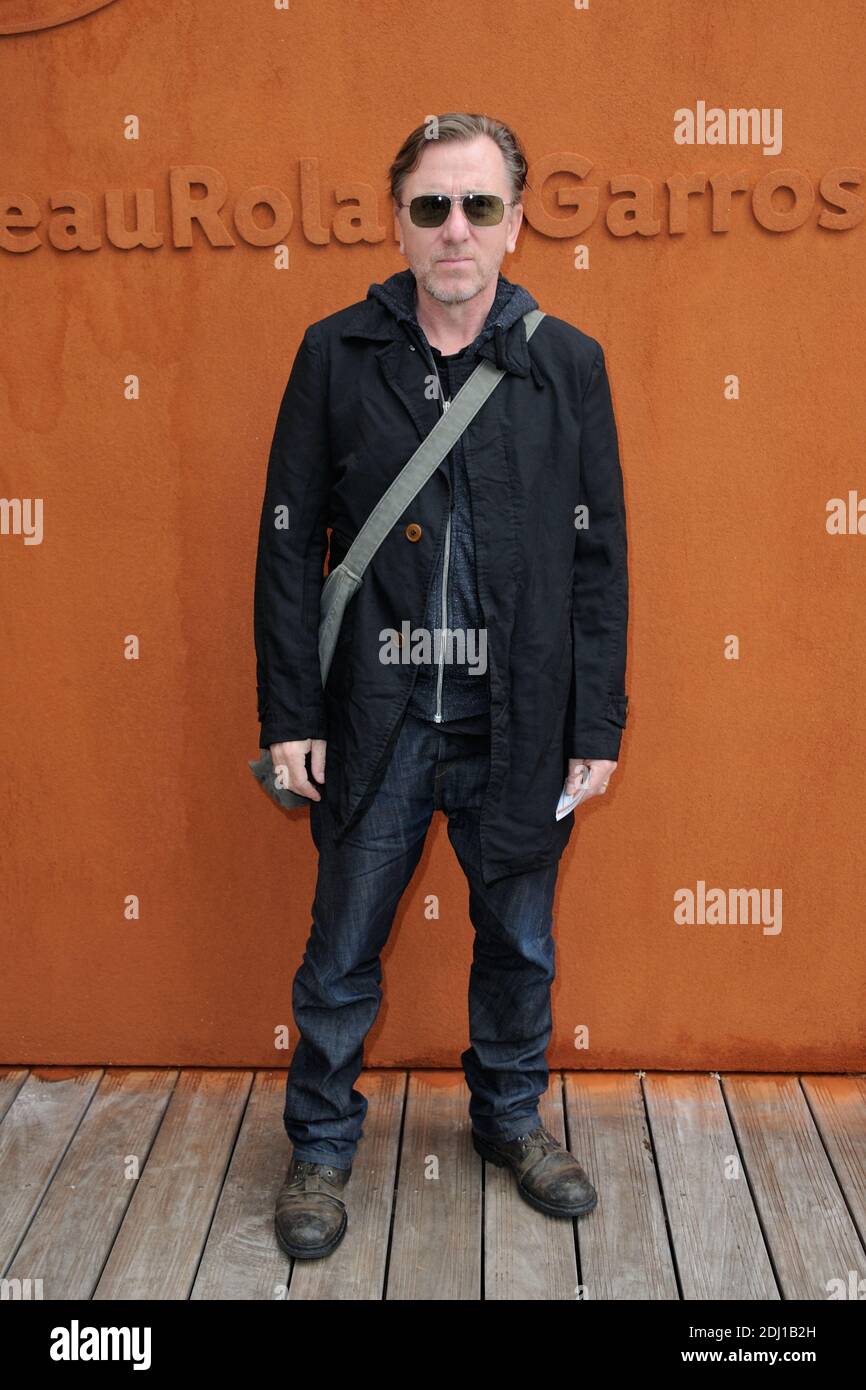 Tim Roth posing at the Village during French Tennis Open at Roland ...