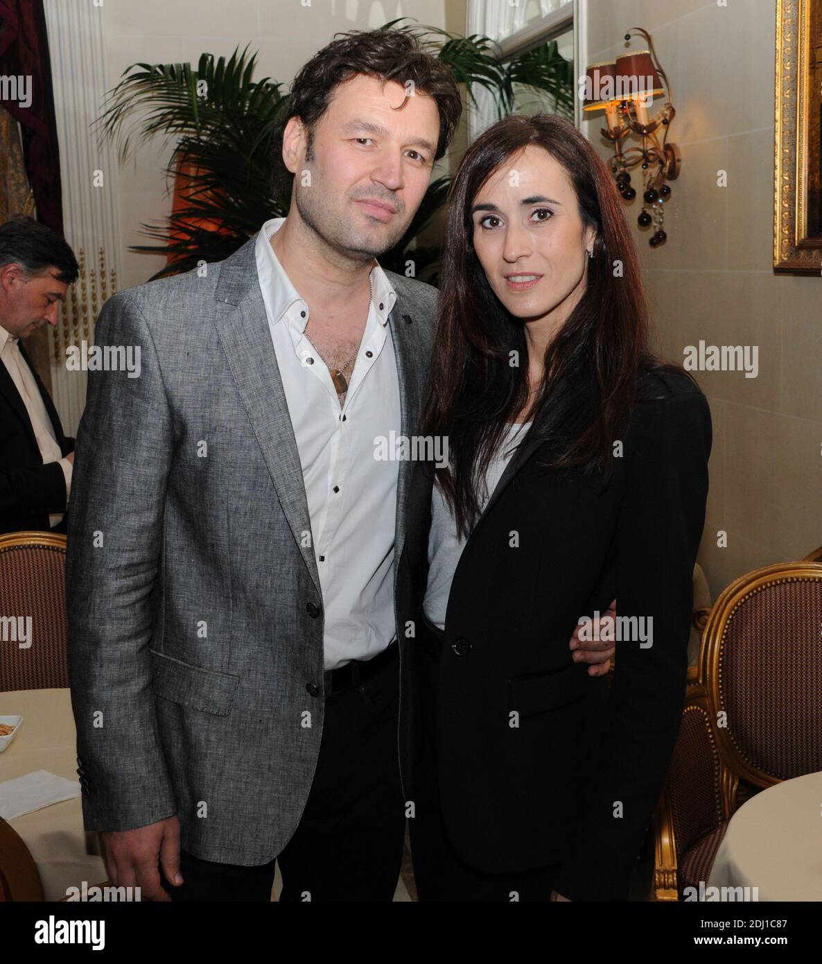 Jean-Pierre Danel et sa femme Marie a l’hotel Balzac a Paris, France ...