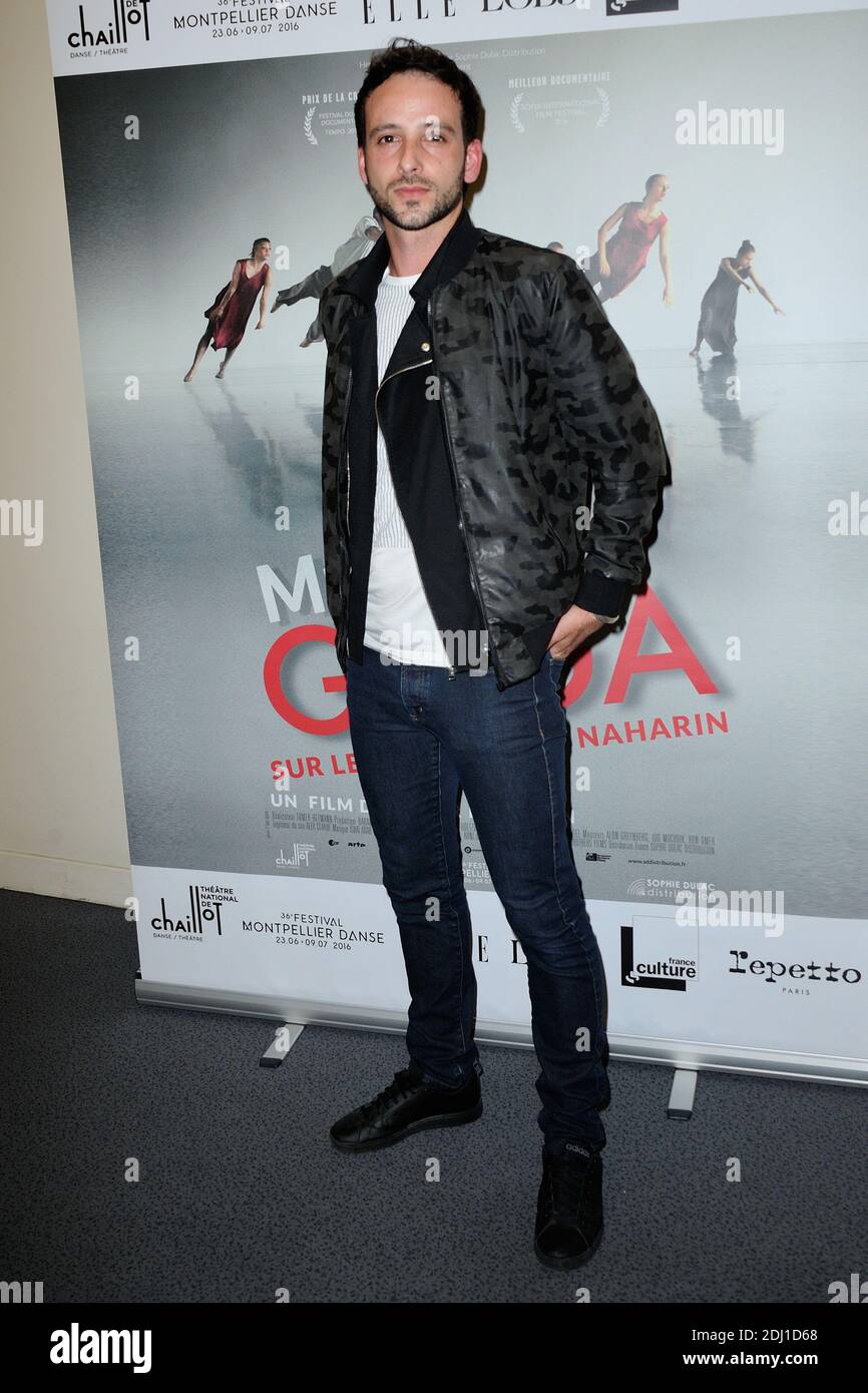 Gabin Giband attending the 'Mr Gaga' Premiere at the Cinema l'Arlequin ...