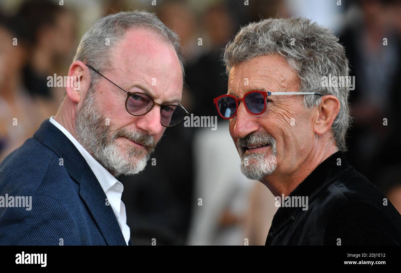 Actor Liam Cunningham and Eddie Jordan attending the Amber Lounge ...