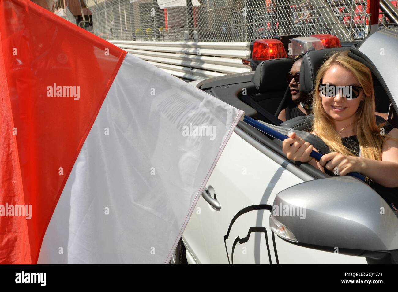 Princess Alexandra of Hanover in the stands prior to the Formula One ...