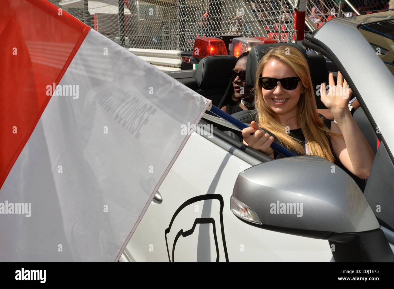 Princess Alexandra of Hanover in the stands prior to the Formula One ...