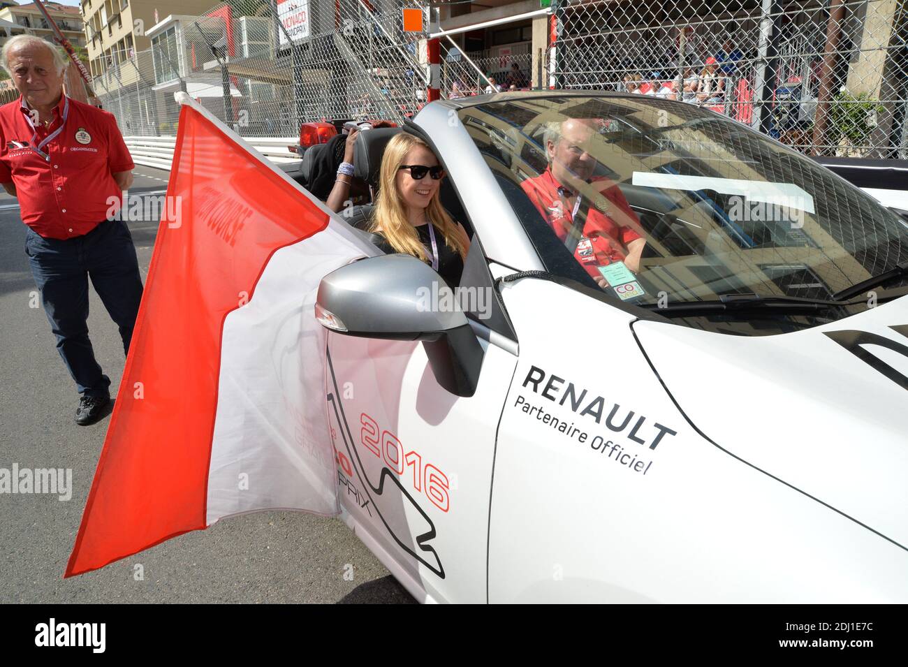 Princess Alexandra of Hanover in the stands prior to the Formula One ...