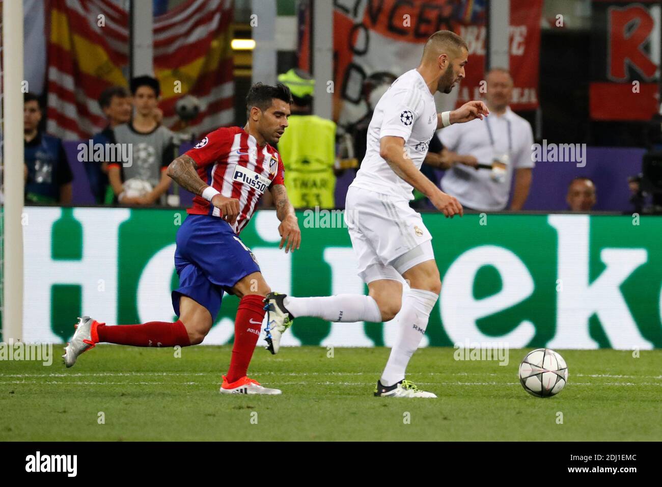 Real Madrid's Karim Benzema during the Champion's League Final soccer ...