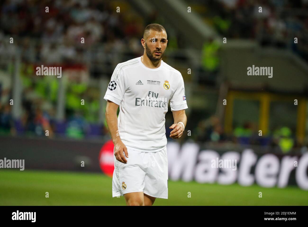 Real Madrid's Karim Benzema during the Champion's League Final soccer ...