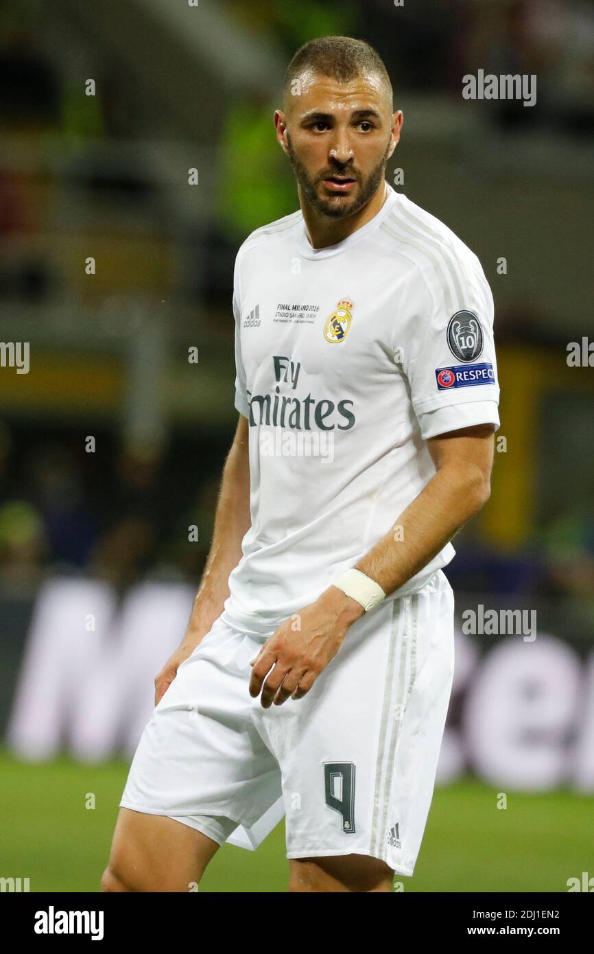 Real Madrid's Karim Benzema during the Champion's League Final soccer ...