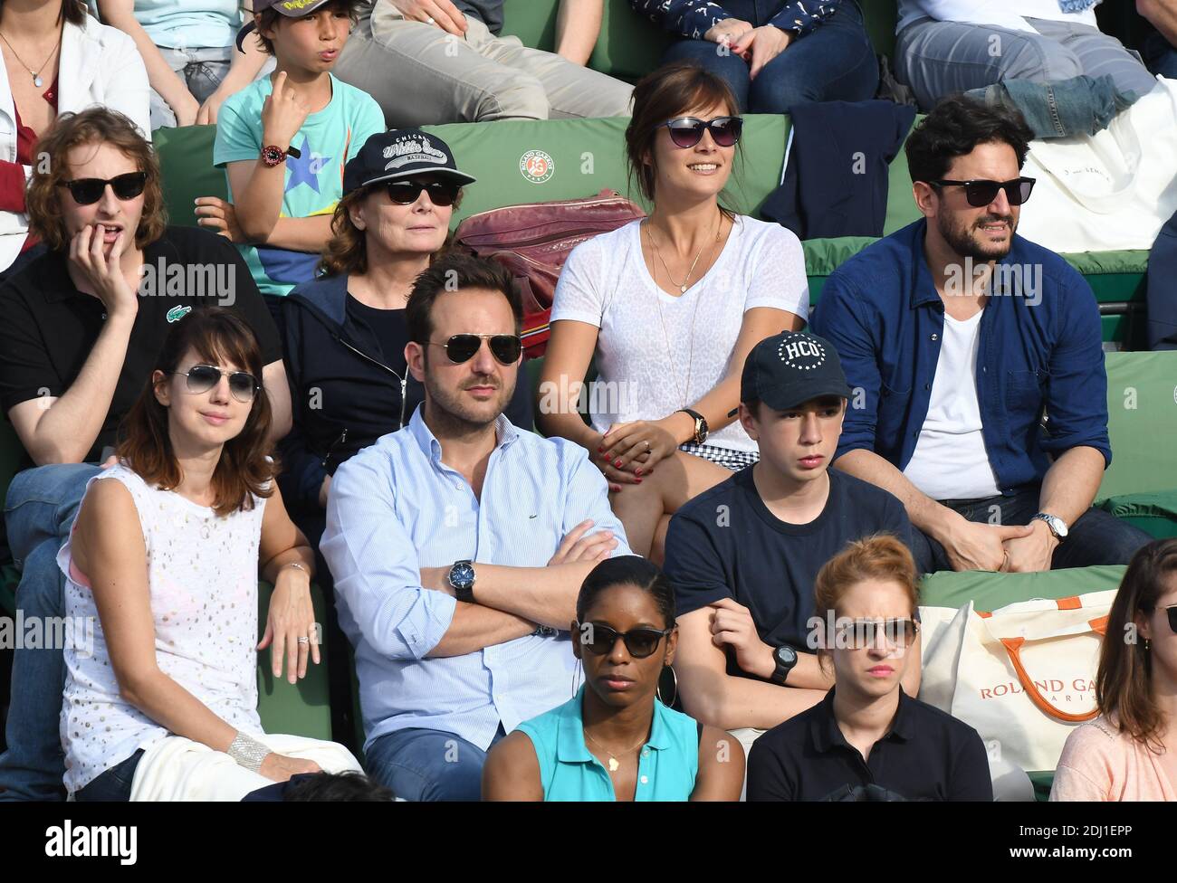 Sacha Sperling, Diane Kurys, Christophe Michalak and his wife Delphine ...
