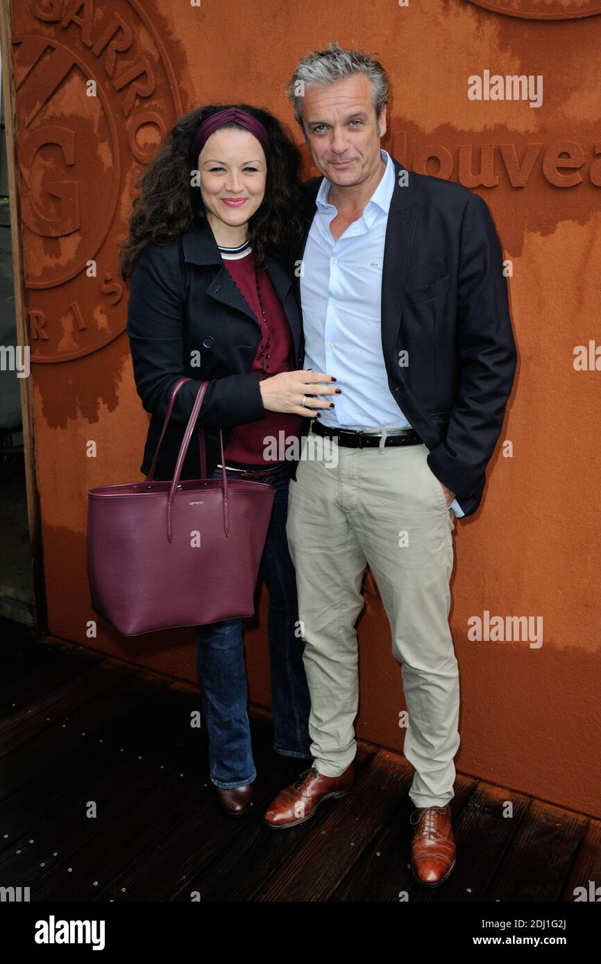 David Brecourt posing at the Village during French Tennis Open at ...