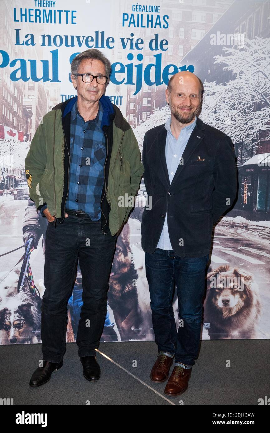 Thierry Lhermitte and Director Thomas Vincent attendng the premiere of ...
