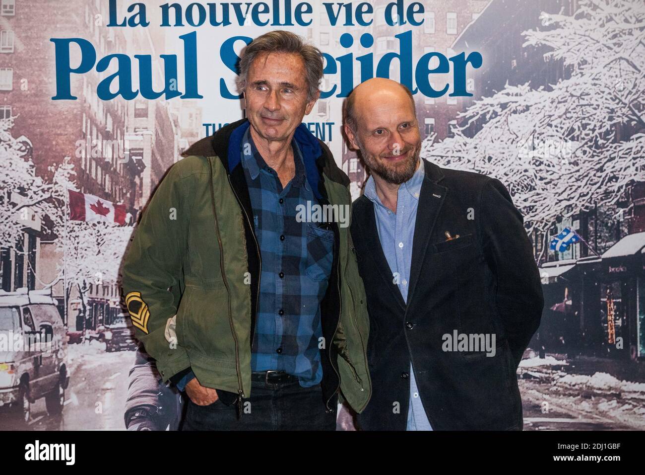 Thierry Lhermitte and Director Thomas Vincent attendng the premiere of ...