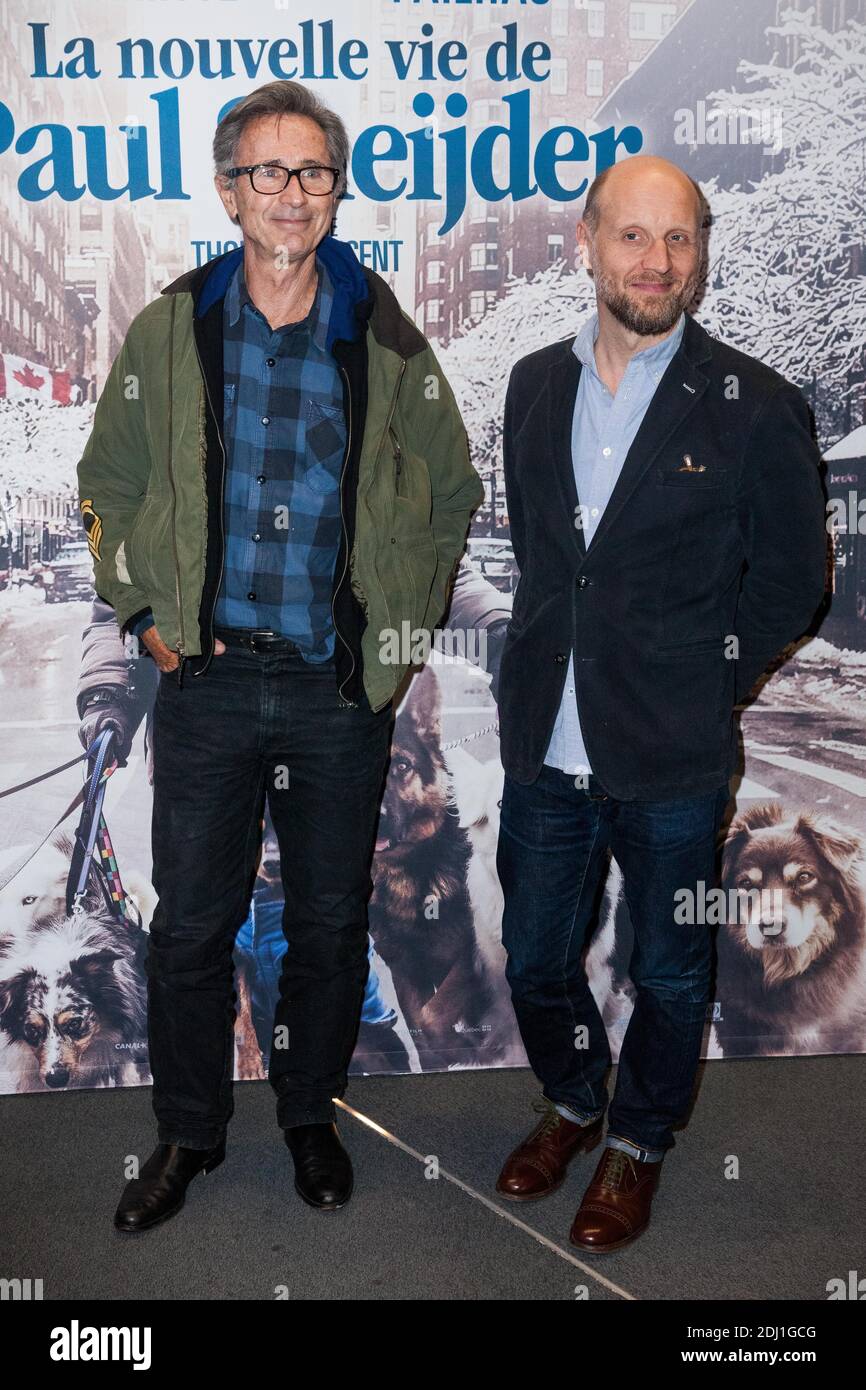 Thierry Lhermitte and Director Thomas Vincent attendng the premiere of ...