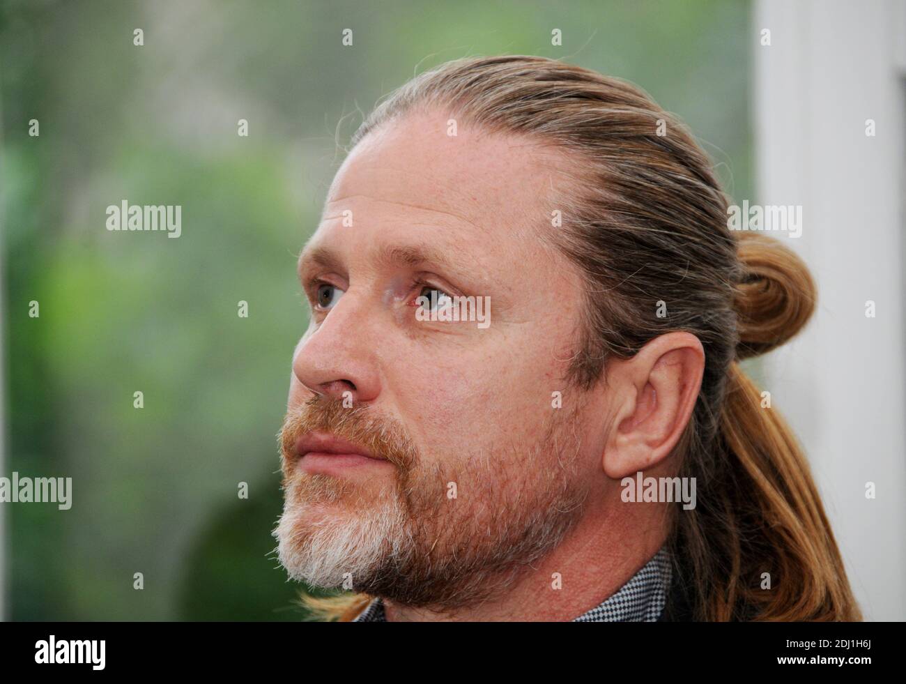 Exclusive - Emmanuel Petit during a press conference for RMC Sport i in ...